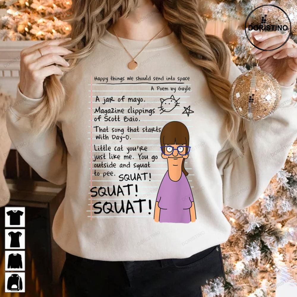 Bobs Burgers A Poem By Gayle Limited Edition T-shirts